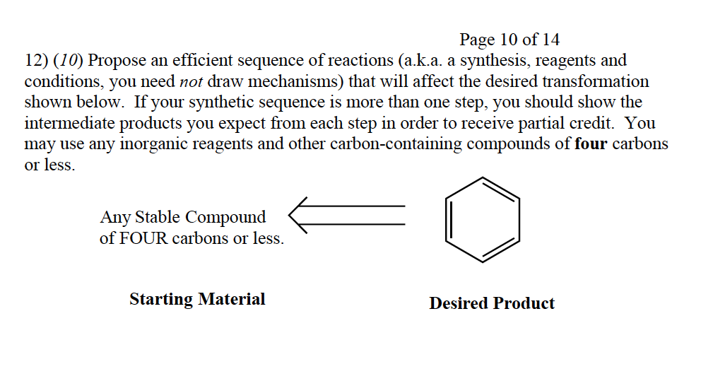 Solved Page 10 of 14 12) (10) Propose an efficient sequence | Chegg.com