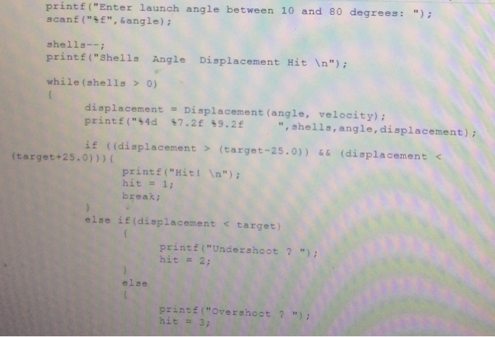 Please use the following starter C code template and | Chegg.com