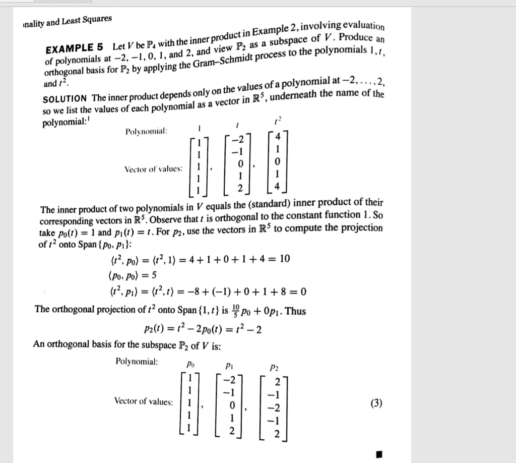 Solved EXAMPLE 2 Let to.....I, be distinct real numbers. For | Chegg.com