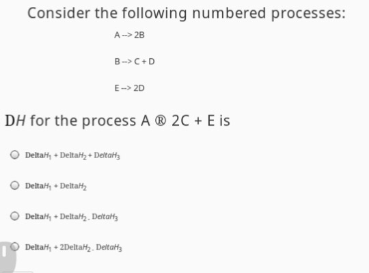 Solved Consider the following numbered processes: A | Chegg.com