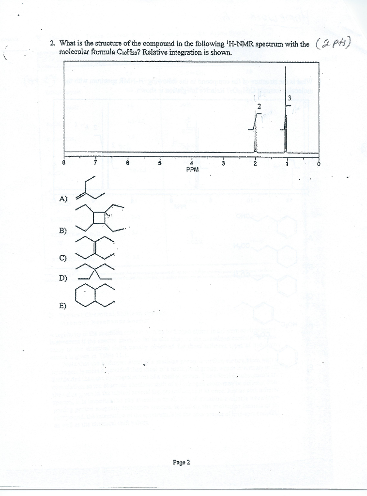Solved Homework A Name: Date i. What is the structure ofthe | Chegg.com