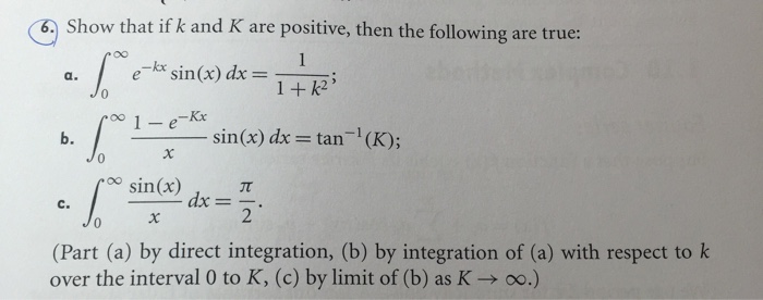 Solved Show that if k and K are positive, then the following | Chegg.com