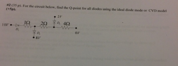 Solved For the circuit below, find the Q-point for all | Chegg.com