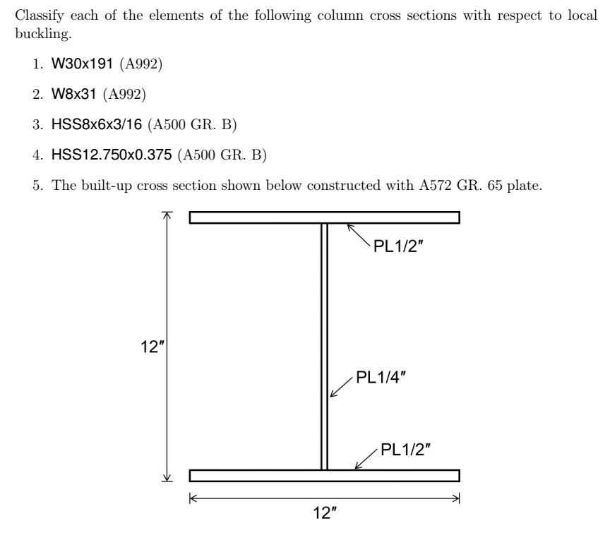 Solved Classify each of the elements of the following column | Chegg.com