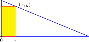 Solved Maximize the area of rectangles inscribed in the | Chegg.com