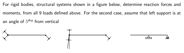 Solved For rigid bodies, structural systems shown in a | Chegg.com