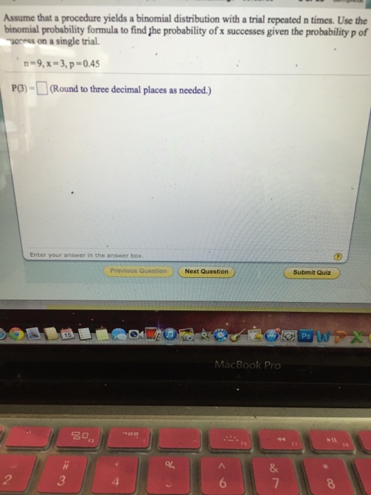 Solved Assume that a procedure yields a binomial | Chegg.com
