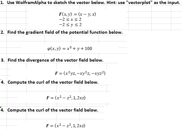 Solved Use Wolfram Alpha to sketch the vector below. Hint: | Chegg.com