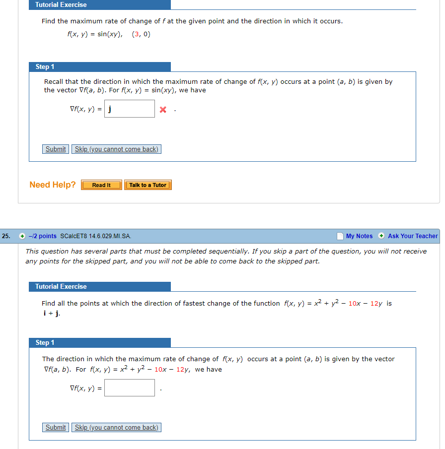Solved Tutorial Exercise Find the maximum rate of change of | Chegg.com