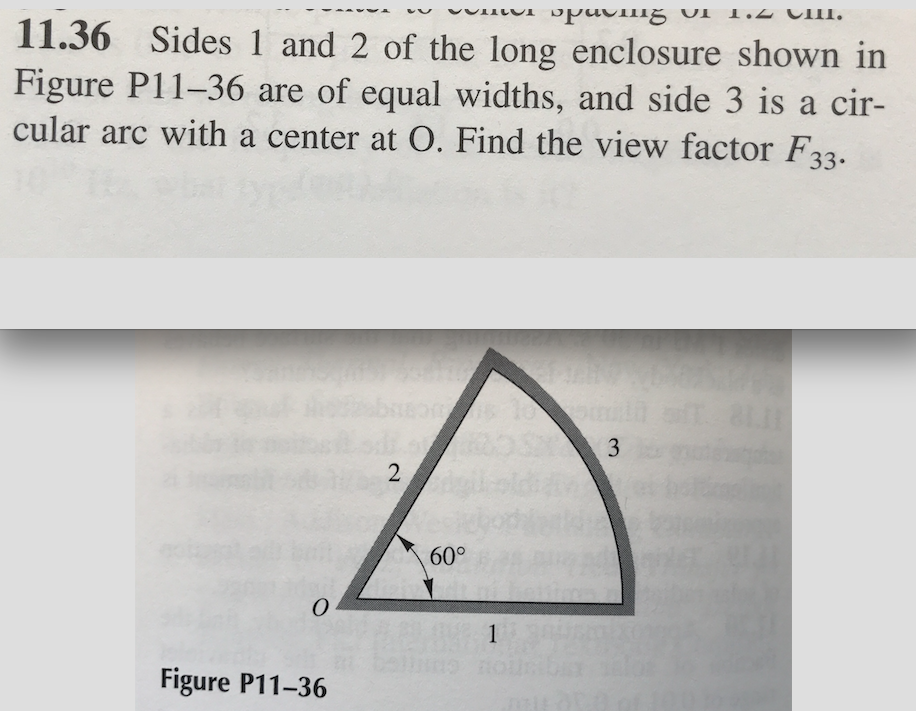 Solved 11.36 Sides 1 and 2 of the long enclosure shown in | Chegg.com