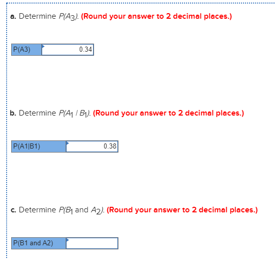 Solved Refer to the following table. First Event Second | Chegg.com