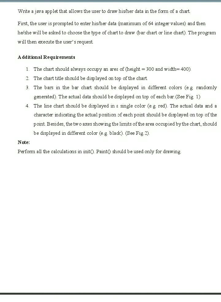 Write a java applet that allows the user to draw | Chegg.com