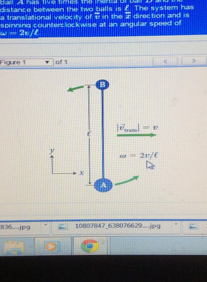 Solved The system shown in (Figure 1) consists of two balls | Chegg.com