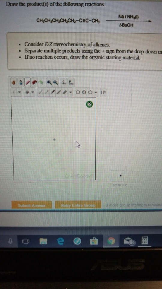 Solved Draw the product(s) of the following reactions. Na | Chegg.com