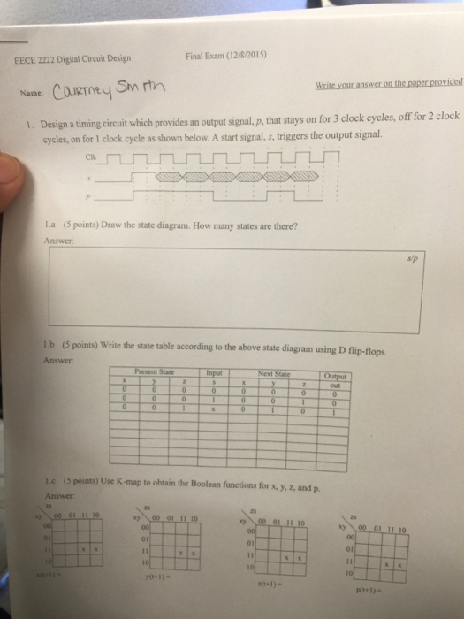 Solved Design a timing circuit which provides an output | Chegg.com