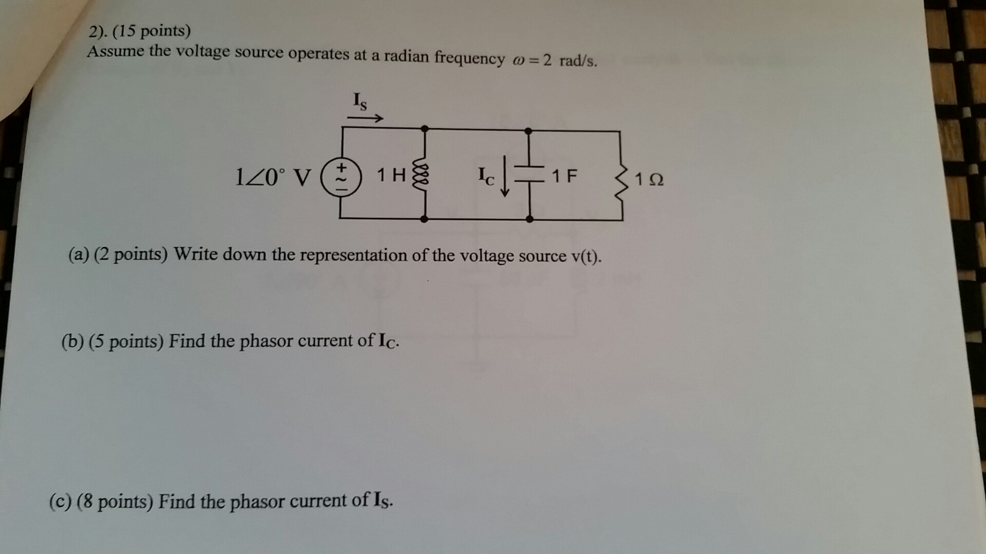 Solved 1). (5 points) 2 Reduce the circuit to a single | Chegg.com