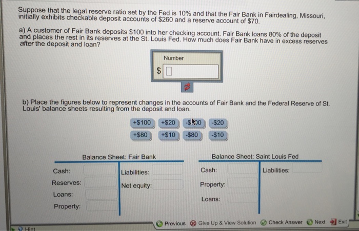 Solved Suppose that the legal reserve ratio set by the Fed | Chegg.com