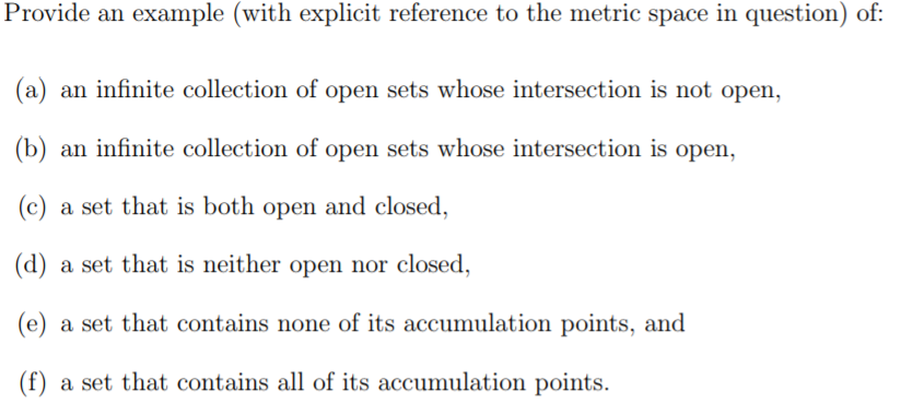 Solved Provide an example (with explicit reference to the | Chegg.com