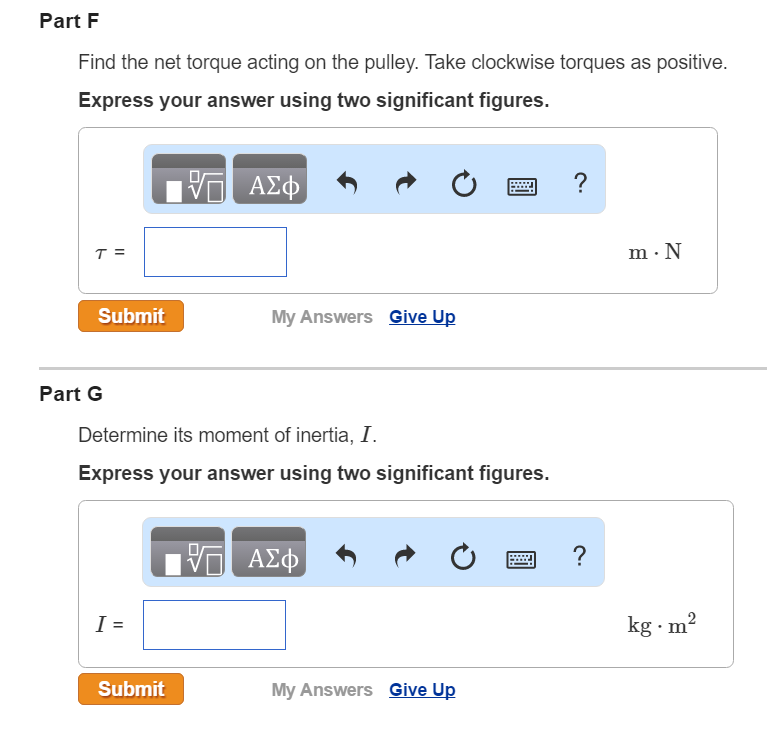 Solved Two blocks are connected by a light string passing | Chegg.com