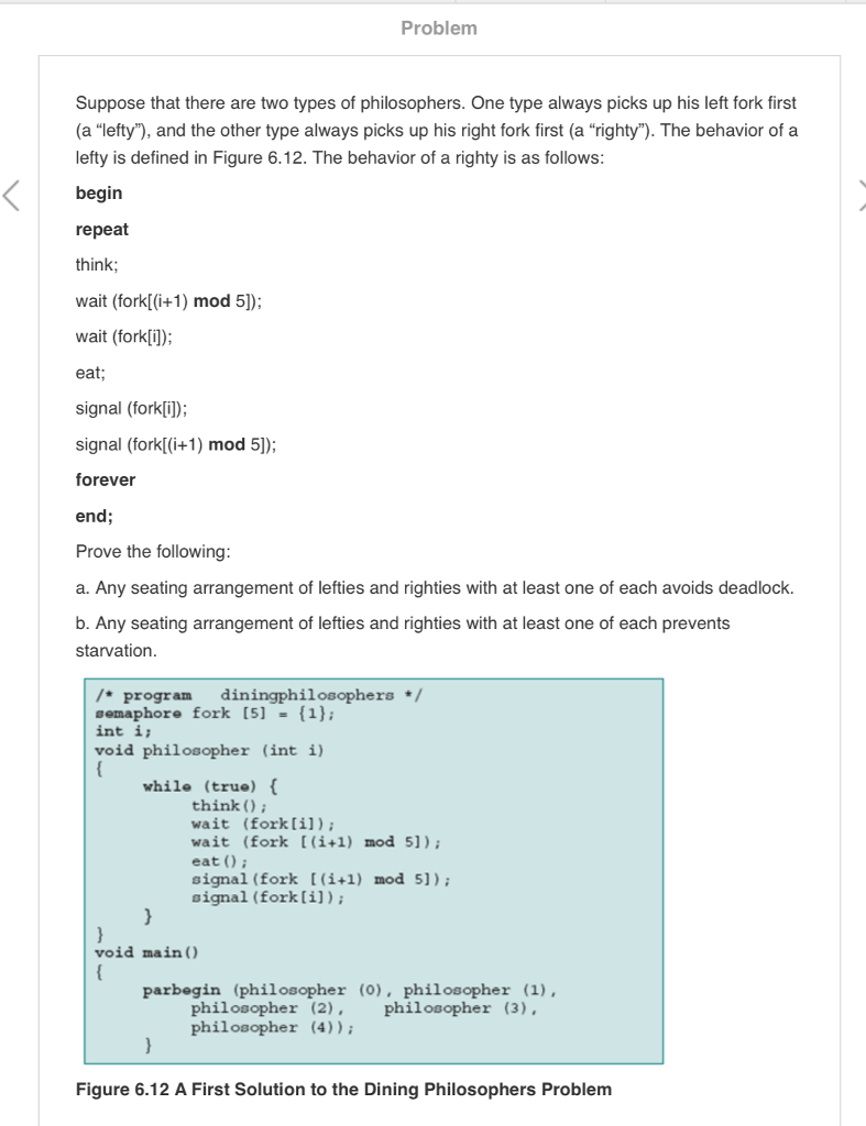 Solved The question is from: Operating Systems (8th Ed.), | Chegg.com