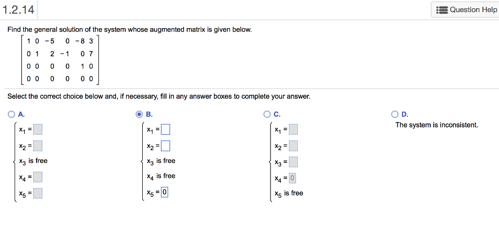 Solved Find the general solution of the system whose | Chegg.com