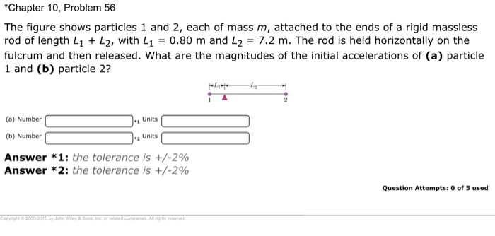 Solved Chapter 10, Problem 56 The figure shows particles 1 | Chegg.com