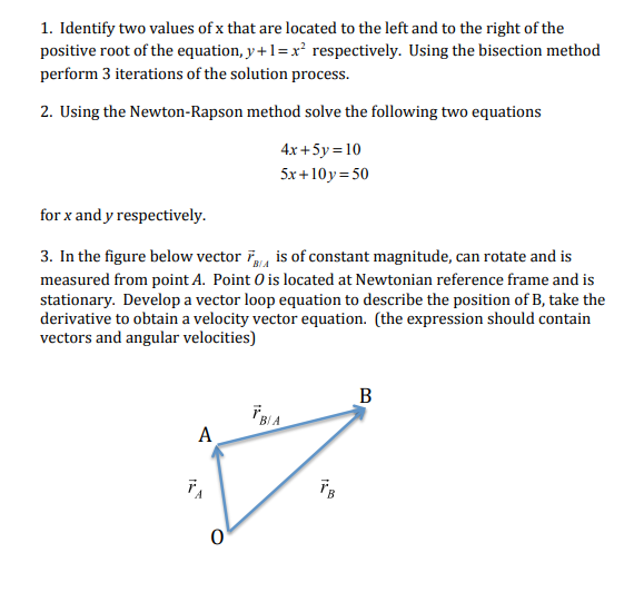 Solved 1. Identify two values of x that are located to the | Chegg.com
