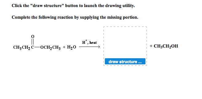 Solved Click the "draw structure" button to launch the | Chegg.com