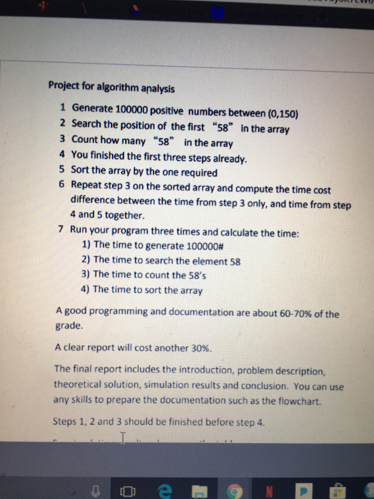 Project For Algorithm Analysis 1 Generate 100000 Chegg project-for-algorithm-analysis-1-generate-100000-chegg