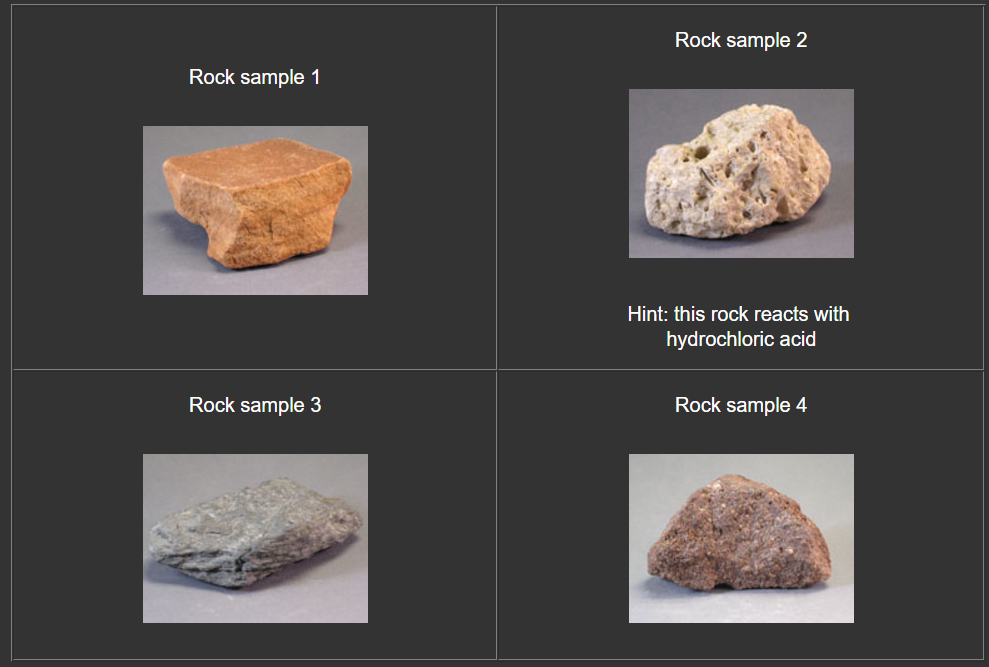 Solved Question 1 Study the rock units in the photograph of | Chegg.com