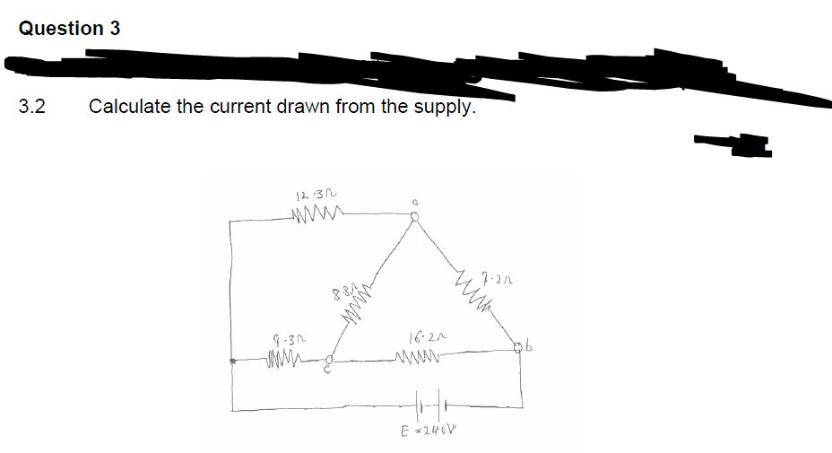 Solved Calculate the current draws from the supply. | Chegg.com