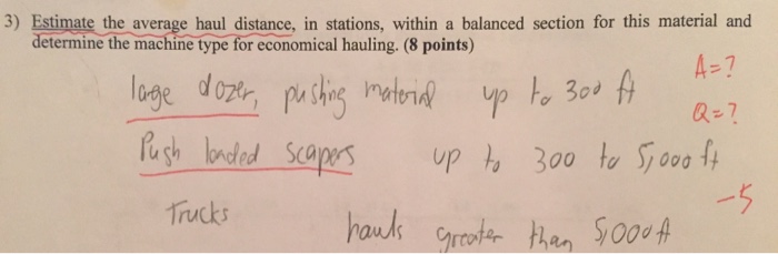 Solved Earthwork volume calculation sheet and mass | Chegg.com