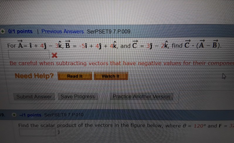 Solved 0/1 points A Previous Answers SerPSET9 7 P0O9 For A | Chegg.com Solved 0/1 points A Previous Answers SerPSET9 7 P0O9 For A | Chegg.com