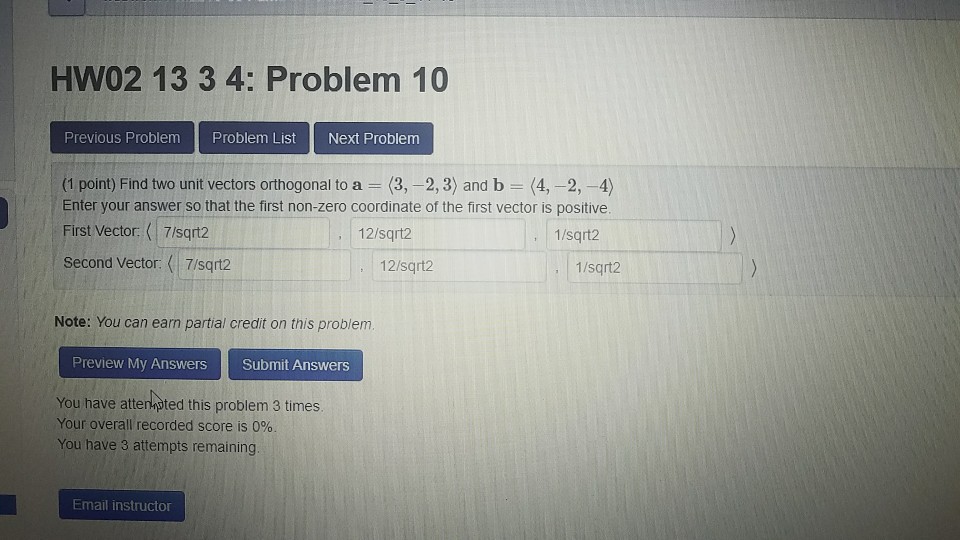 Solved webwork ma215-004-umd-f17 / hw02 13 3 4 12 HW02 13 3 | Chegg.com