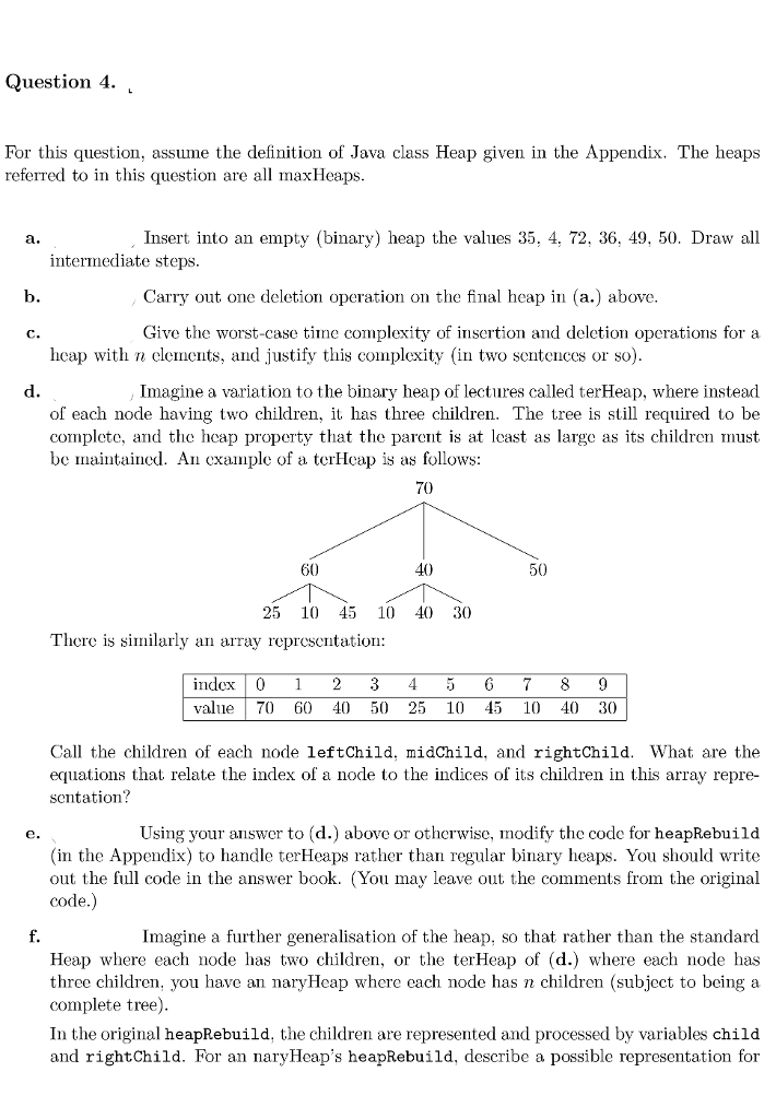 Solved For This Question Assume The Definition Of Java