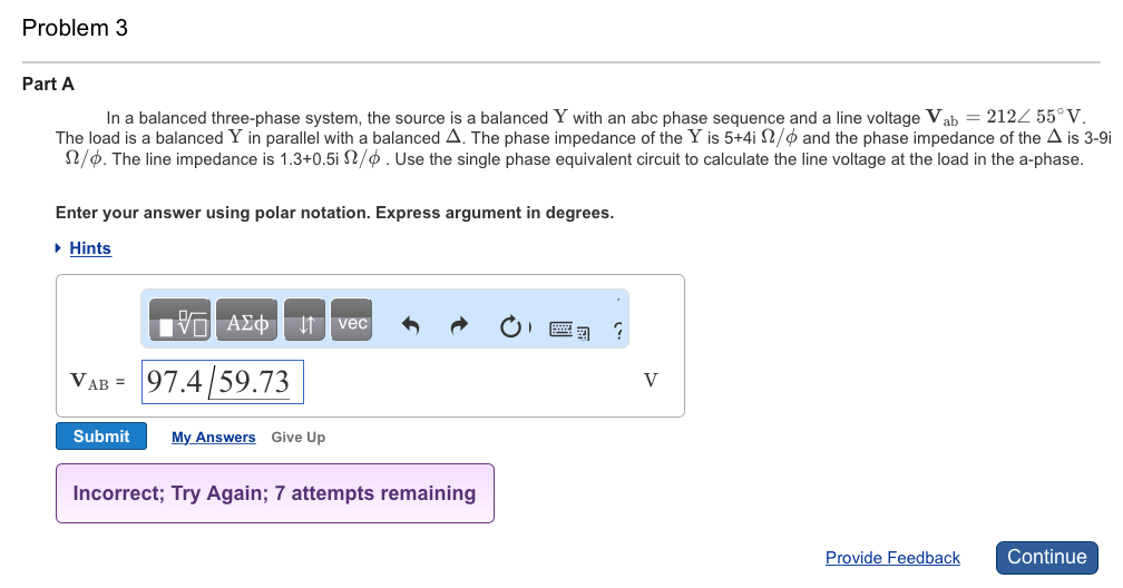 Solved In a balanced three-phase system, the source is a | Chegg.com