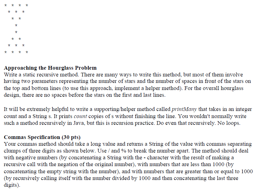 Solved Overview You will write one Java program that | Chegg.com