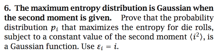 Solved The maximum entropy distribution is Gaussian when | Chegg.com