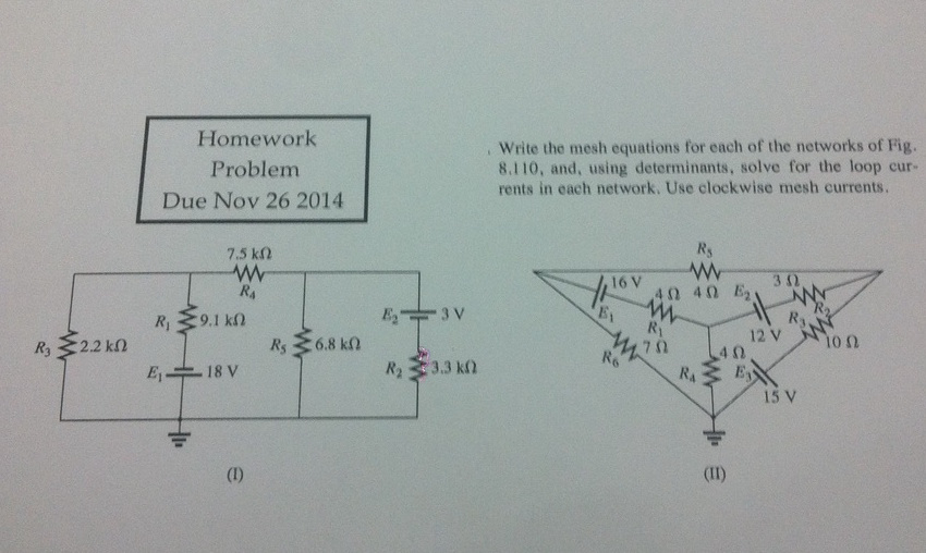 Solved Write the mesh equations for each of the networks of | Chegg.com Solved Write the mesh equations for each of the networks of | Chegg.com