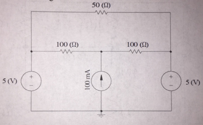 Solved A)Find the power absorbed by the 100mA current source | Chegg.com