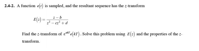Solved A function is sampled, and the resultant sequence has | Chegg.com