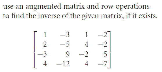 Solved use an augmented matrix and row operations to find | Chegg.com