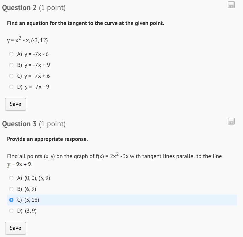 Solved Find an equation for the tangent to the curve at the | Chegg.com