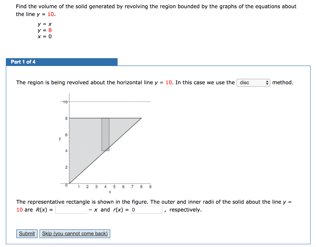 Solved Need help setting up, 1) Disc or Washer method? | Chegg.com