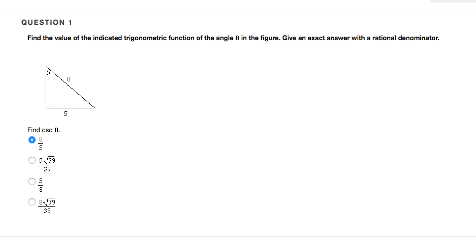 Solved Question 1 Find The Value Of The Indicated
