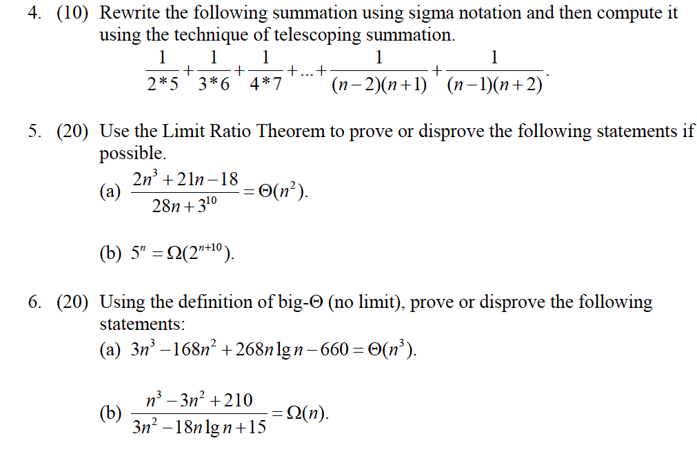 Rewrite the following summation using sigma notation | Chegg.com