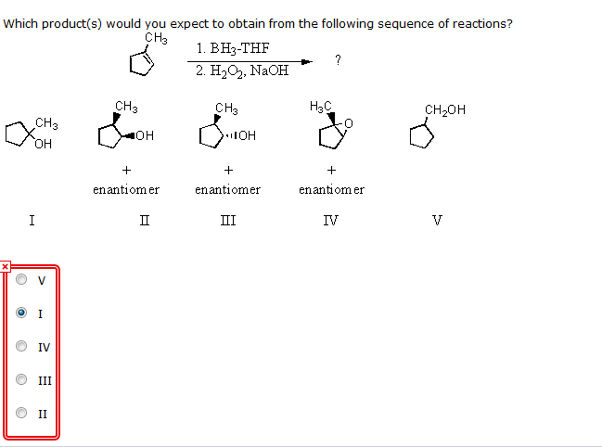 Solved Which product(s) would you expect to obtain from the | Chegg.com