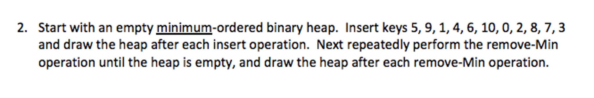 Solved 1. Start with an empty binary search tree Insert keys | Chegg.com