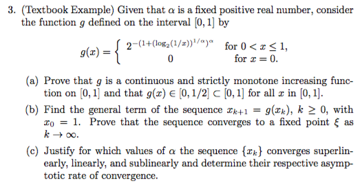 Solved 3, (Textbook Example) Given that α is a fixed | Chegg.com