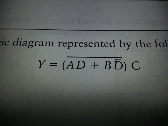 Solved Draw The Unsimplified Logic Diagram Represnted By The